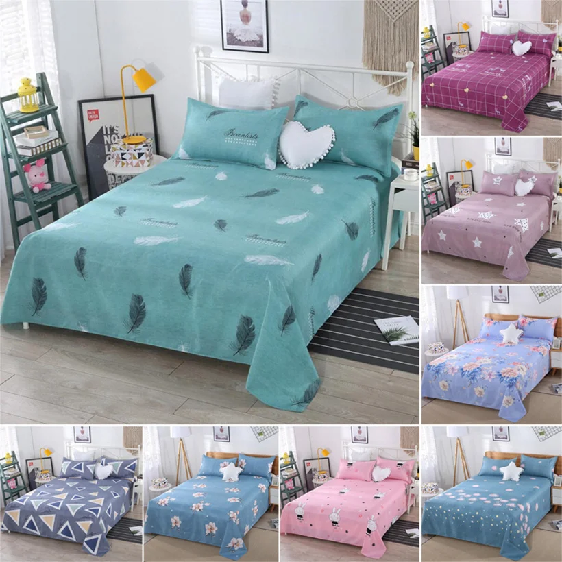 Drap Housse,Drap de lit avec taie d'oreiller, 3 pièces, linge de maison ...