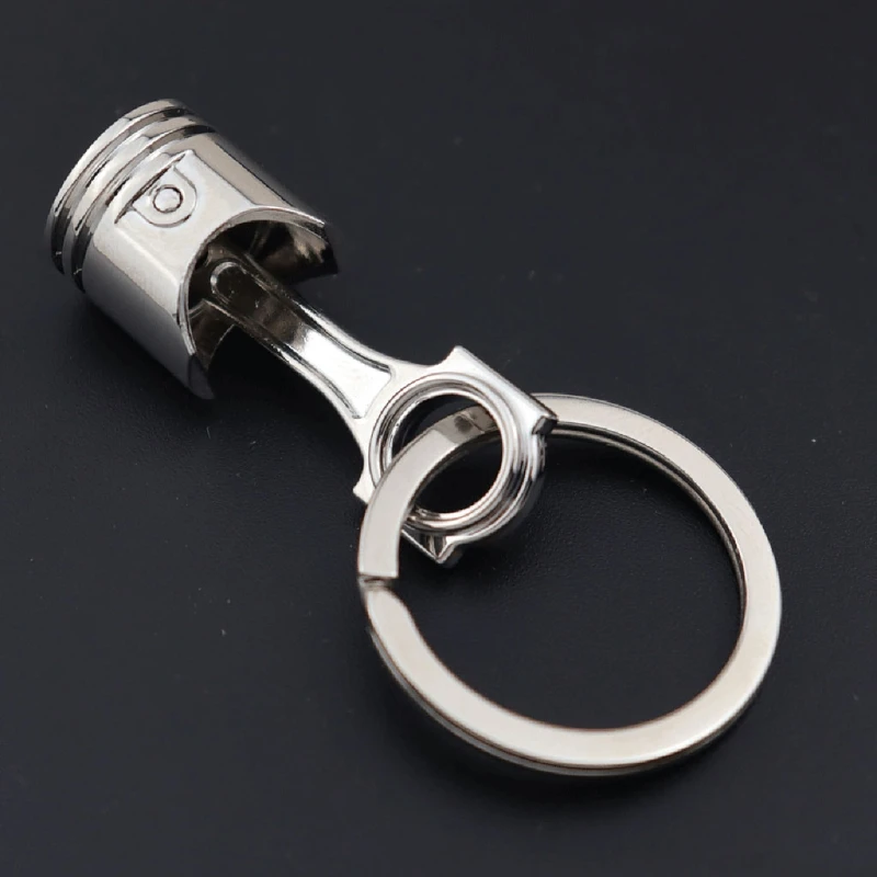 Race-Car-Large-Engine-Piston-Metal-Keychain-Key-Ring-Creative-Gift-for ...
