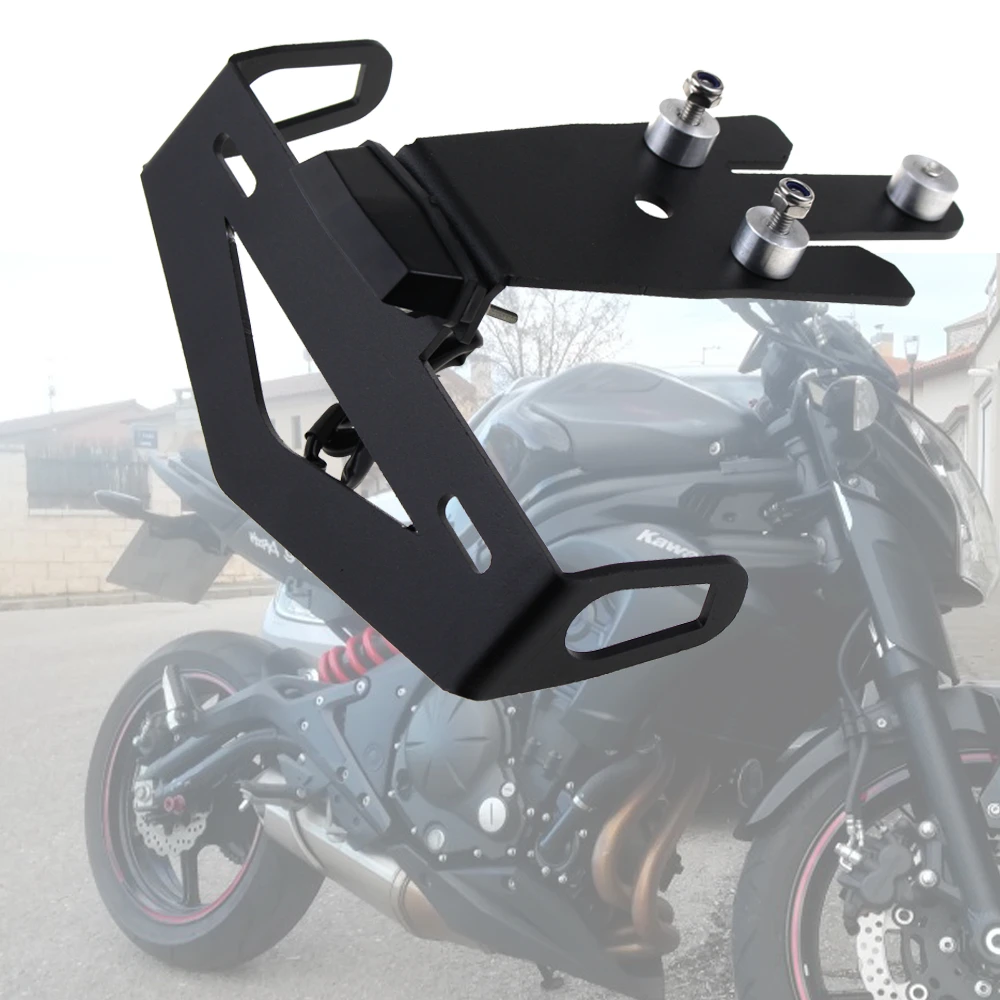 Motorcycle License Number Plate Frame Holder Bracket with Light for ...