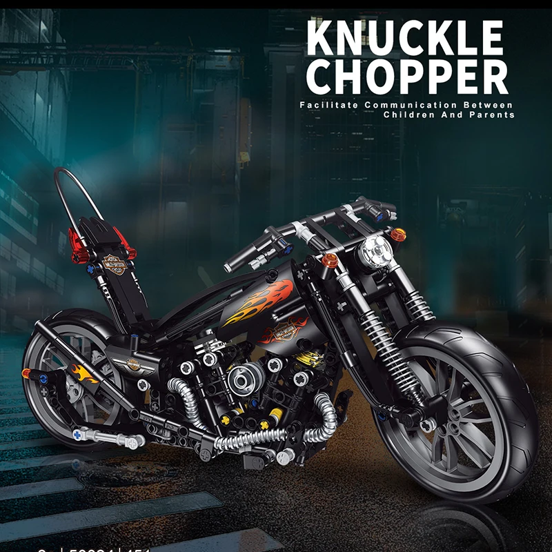 Small-Building-Blocks-Knuckle-Chopper-Cafe-Racer-431pcs-451pcs-Off-road ...