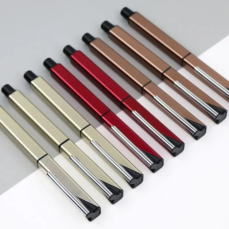 Square-Metal-Business-Gift-Gel-Pen-0-5mm-Luxury-Signature-Ballpoint ...