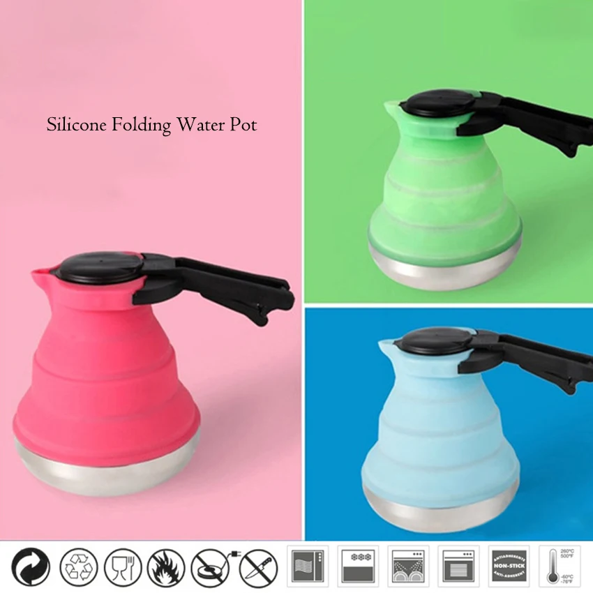 1-5L-Portable-Folding-Kettle-Silicone-Water-Pots-Kitchen-Foldable-Tea ...