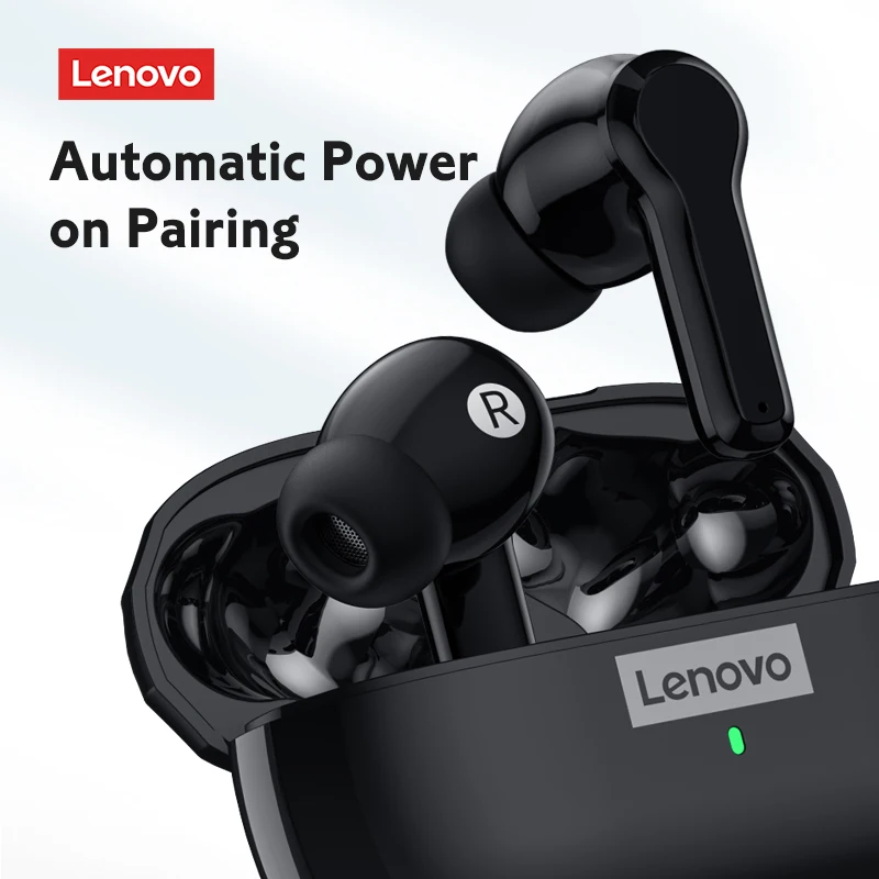 LENOVO 3SET Lenovo 2021 New LP1s DE Tws Bluetooth Auriculares-Negro | falabella.com