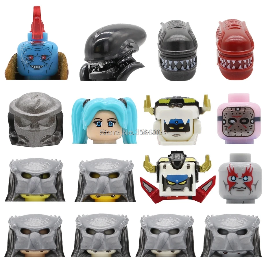 Cartoon Alien Movie Head