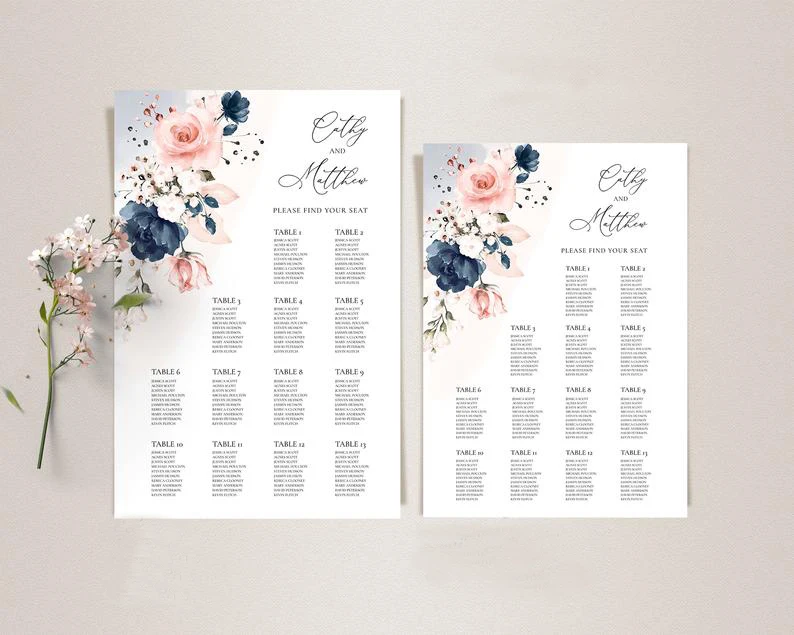 Wedding Seating List