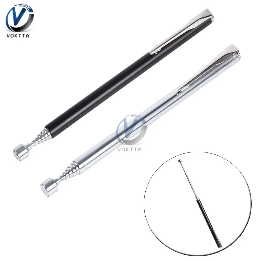 Portable Mini Telescopic Magnetic Pick Up Rod Stick Durable Extendable ...
