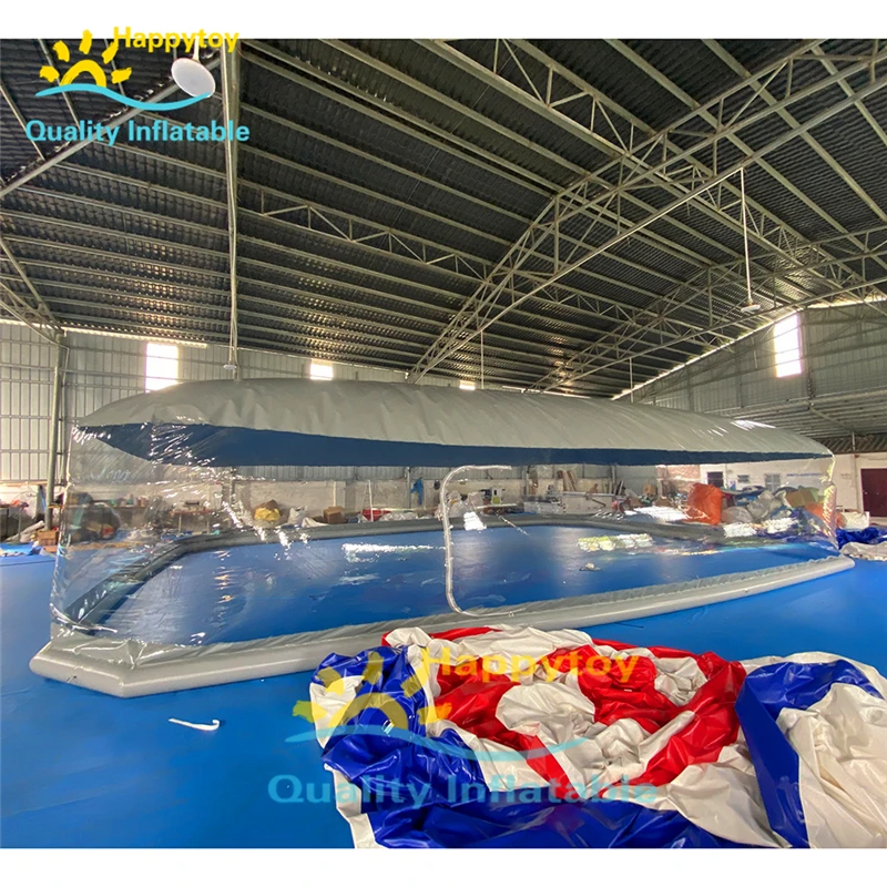 Inflatable Dome For Pools Clear Tent Pool Cover Transparent Inflatable ...