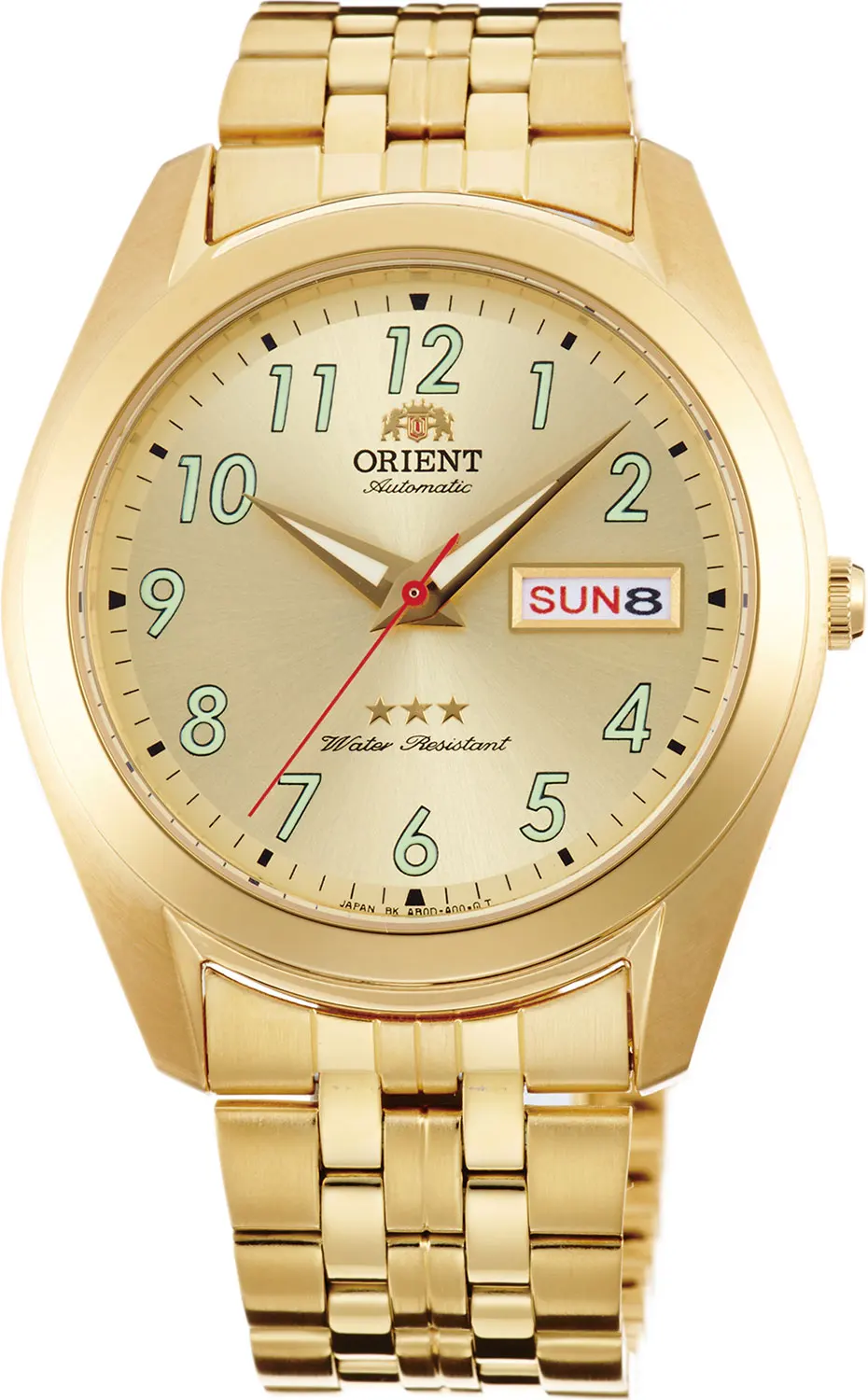 ''Orient'' ra ab0036g men's mechanical wrist watch with Arabic numerals ...