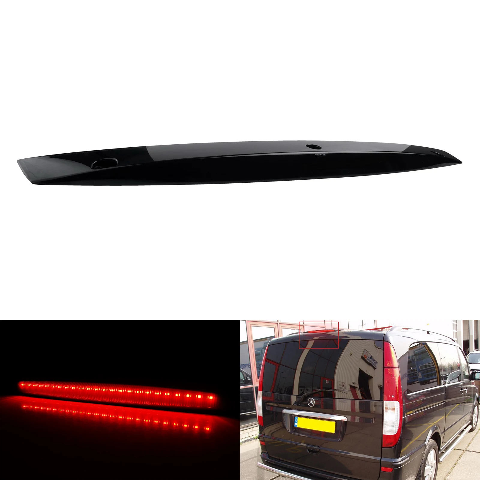 Red-LED-Rear-Tailgate-High-Level-Brake-Stop-Light-For-Mercedes-Benz ...