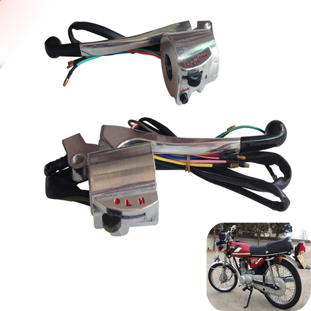 E0275 Motorcycle Right and Left Handlebar Switch 22mm for Honda CG125 ...