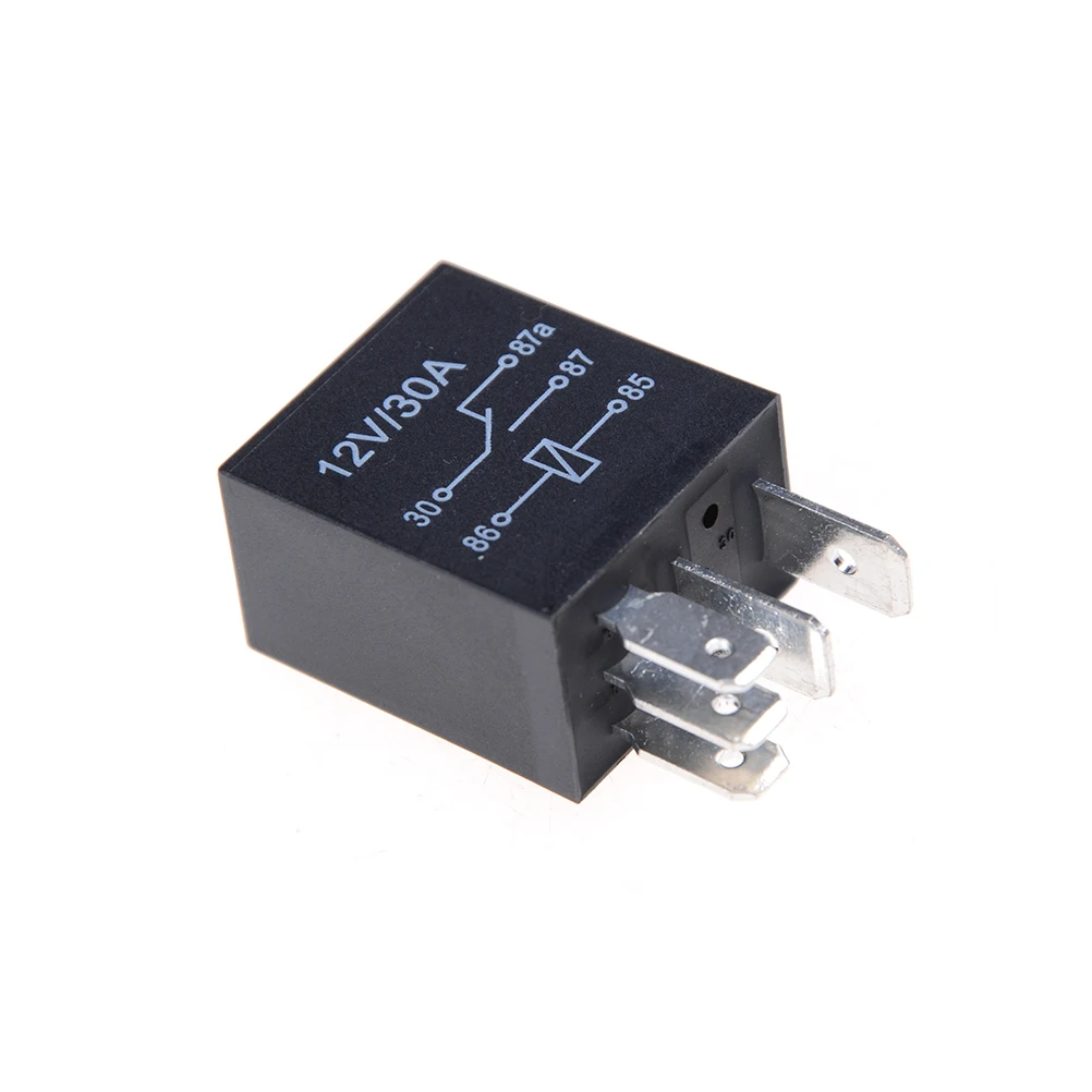 30A Automotive 12V 5 Pin Time Delay Relay SPDT 10 second ON delay relay ...