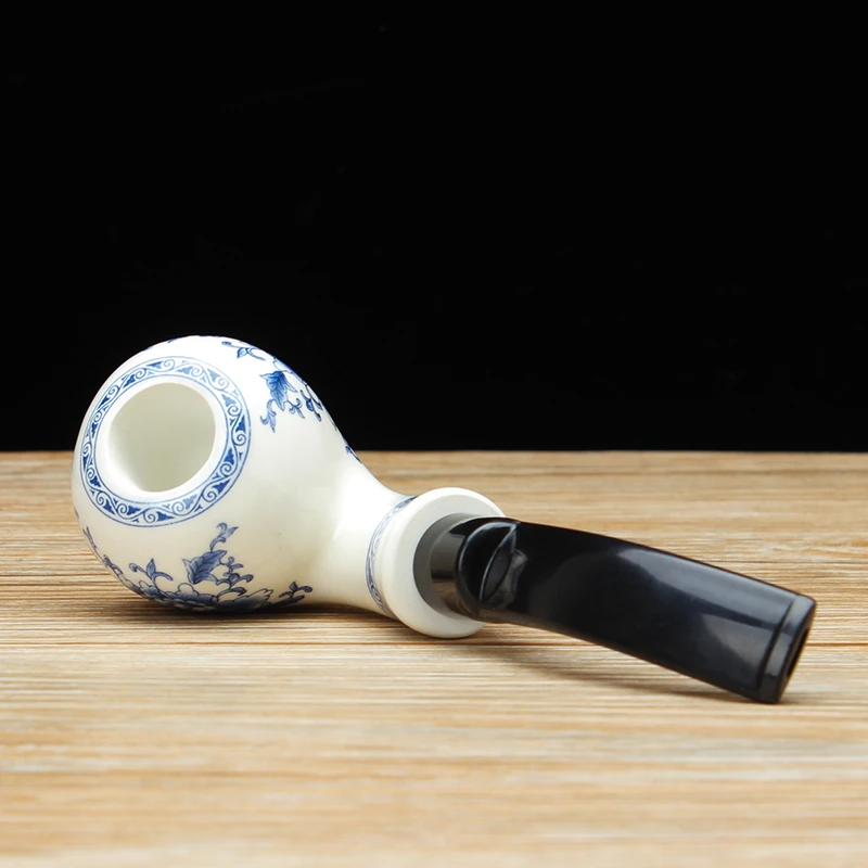 Clay pipe. Tobacco pipe Handcrafted Ceramic pipe Ceramic pipe Smoking ...
