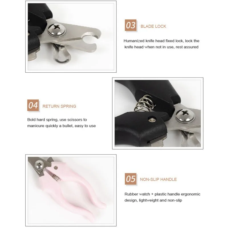 Pet Nail Scissor Toe Clipper Dog Grooming Trimmer Cat Rabbit Toenail ...