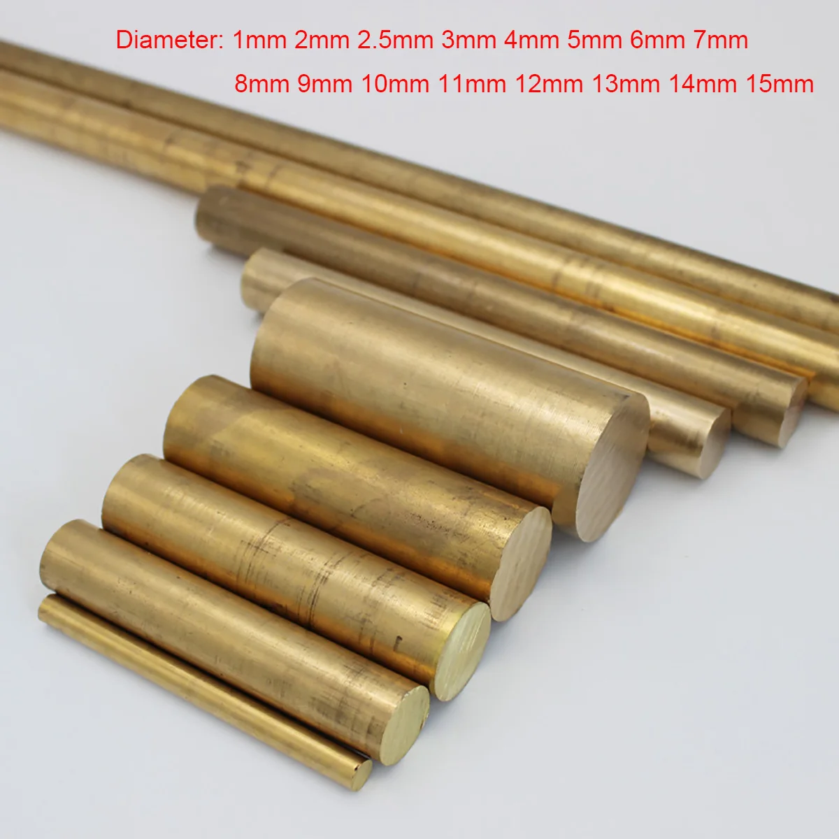 1pcs-Solid-H59-Brass-Round-Bar-Lathing-Metal-Bar-Rod-Length-200-500mm ...