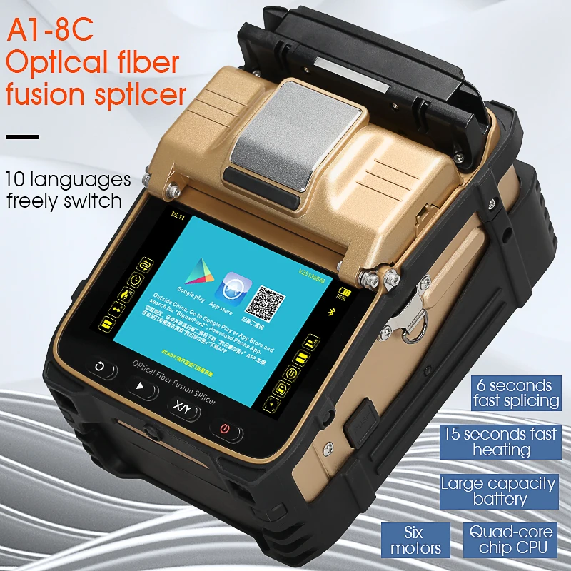 COMPTYCO-AI-8C-Automatic-Optical-Fiber-Fusion-Splicer-Intelligent-FTTH ...