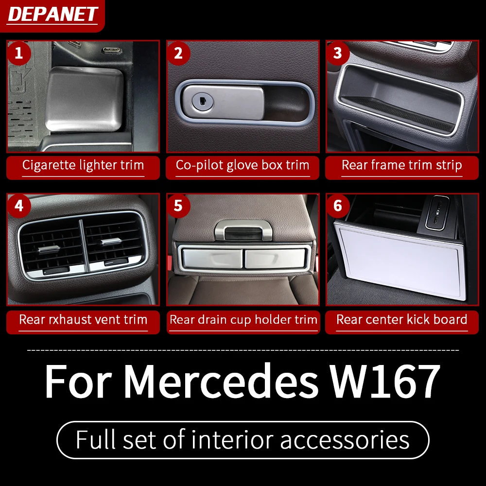trim-for-Mercedes-20-2024GLE-W167-350-v167-coupe-cover-supplies-gls ...