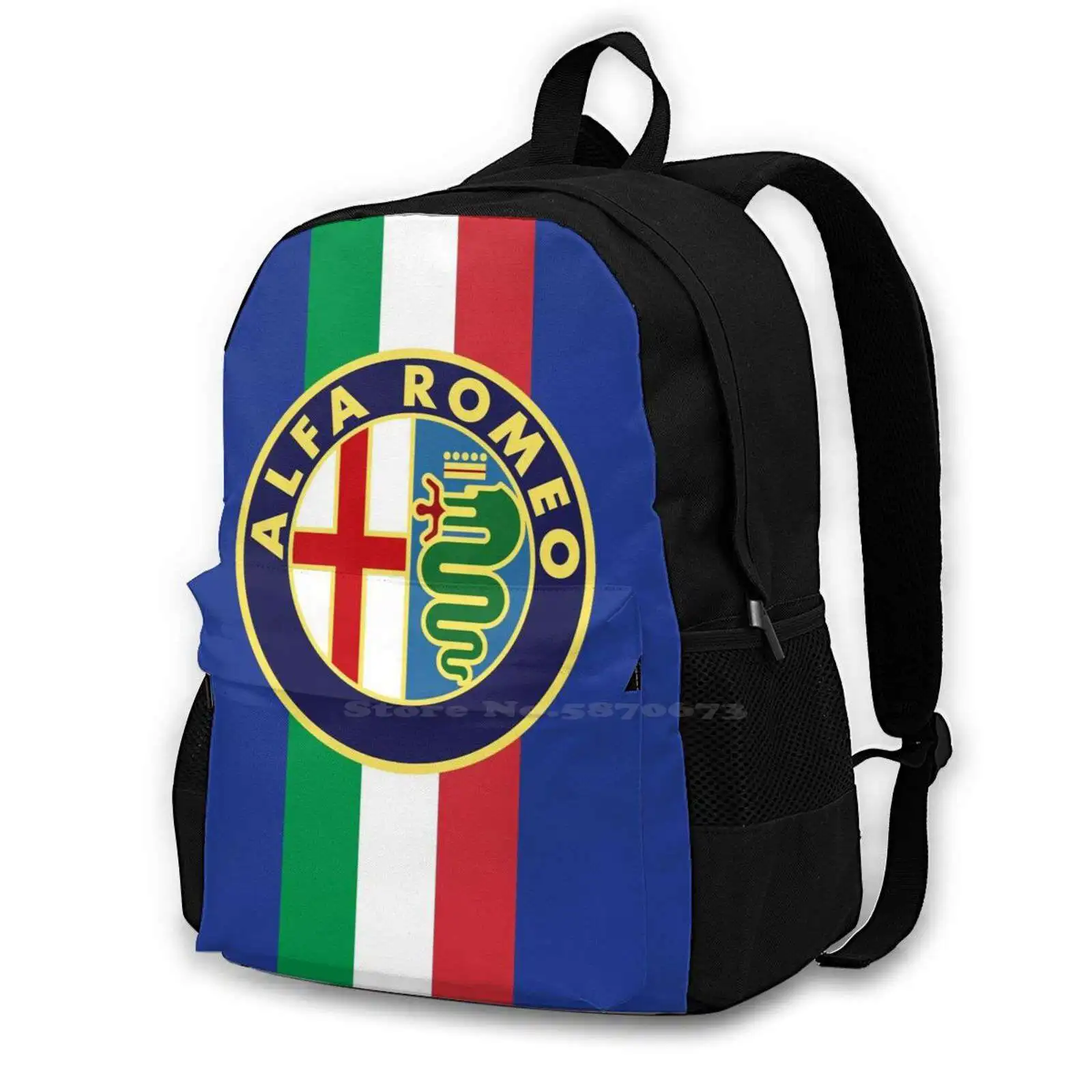 Alfa-Romeo-mochila-italiana-a-rayas-para-ordenador-port-til-bolsa-de ...