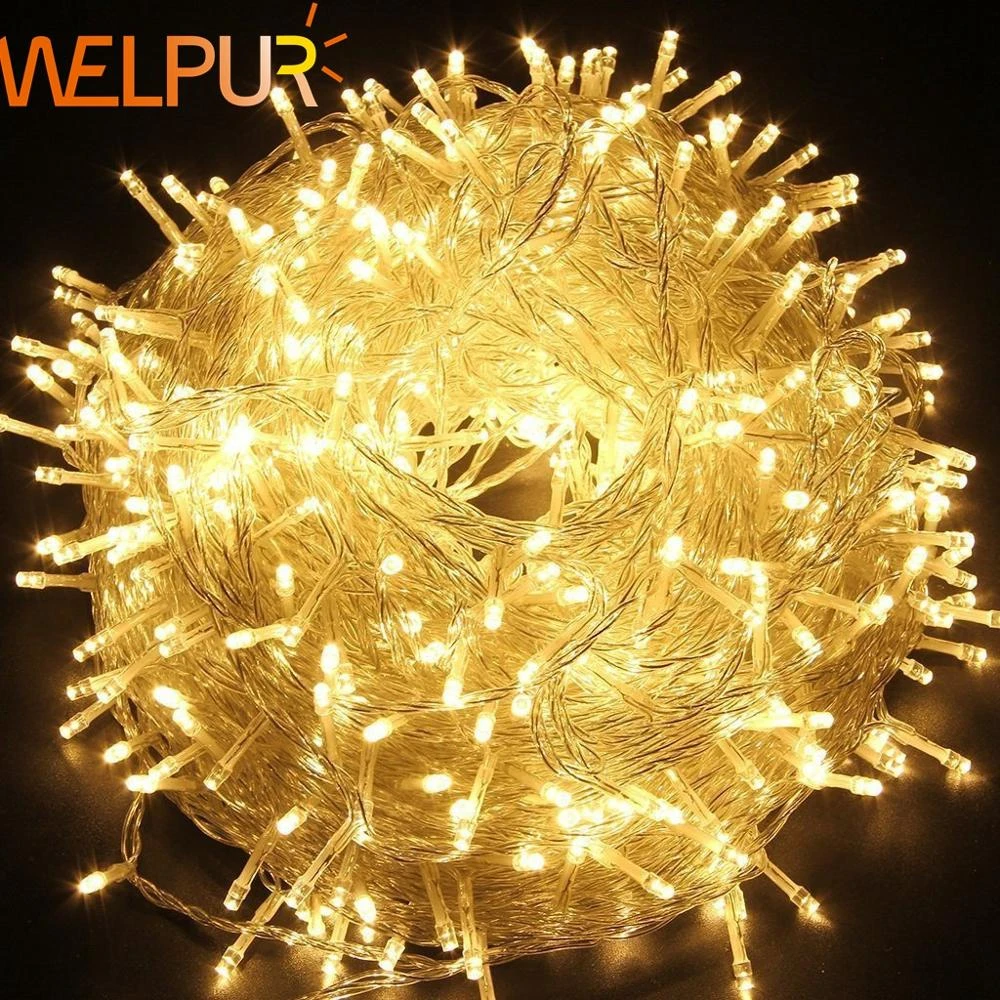 Strings Light Outdoor Waterproof 220v 10m 20m 50m Christmas Day Party ...