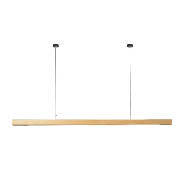 Remote Nordic Solid Wooden Pendant Lights LED Wood Pendant Lamps for Dining Living Room Kitchen ...