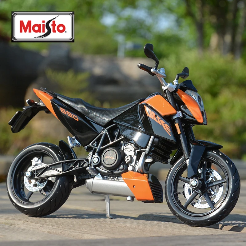 Maisto 1:12 KTM 690 Duke Orange Die Cast Vehicles Collectible Hobbies ...
