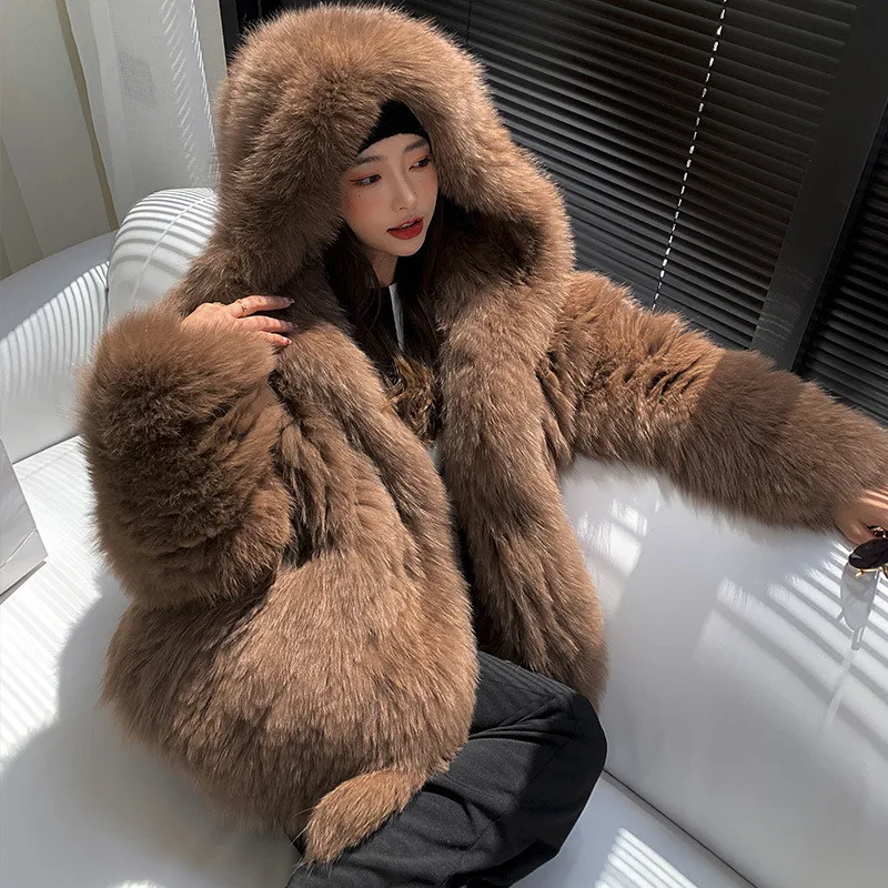 Real Bear Fur Coat