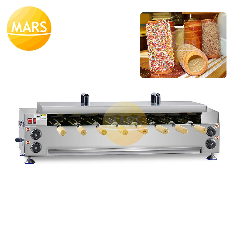 2020 New Trdelnik Machine Electric/Gas Donut Cone Maker to Make Kurtos ...