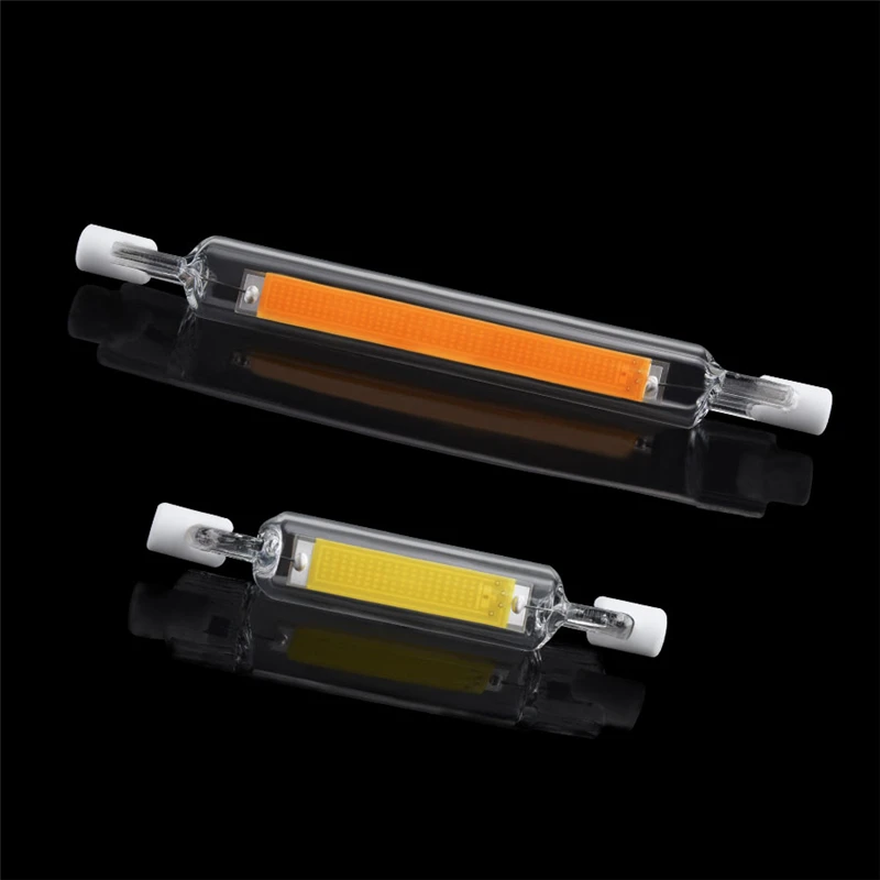 4 pcs LED R7S Glass Tube 118mm 78mm Dimmable Instead Of Halogen Lamp ...