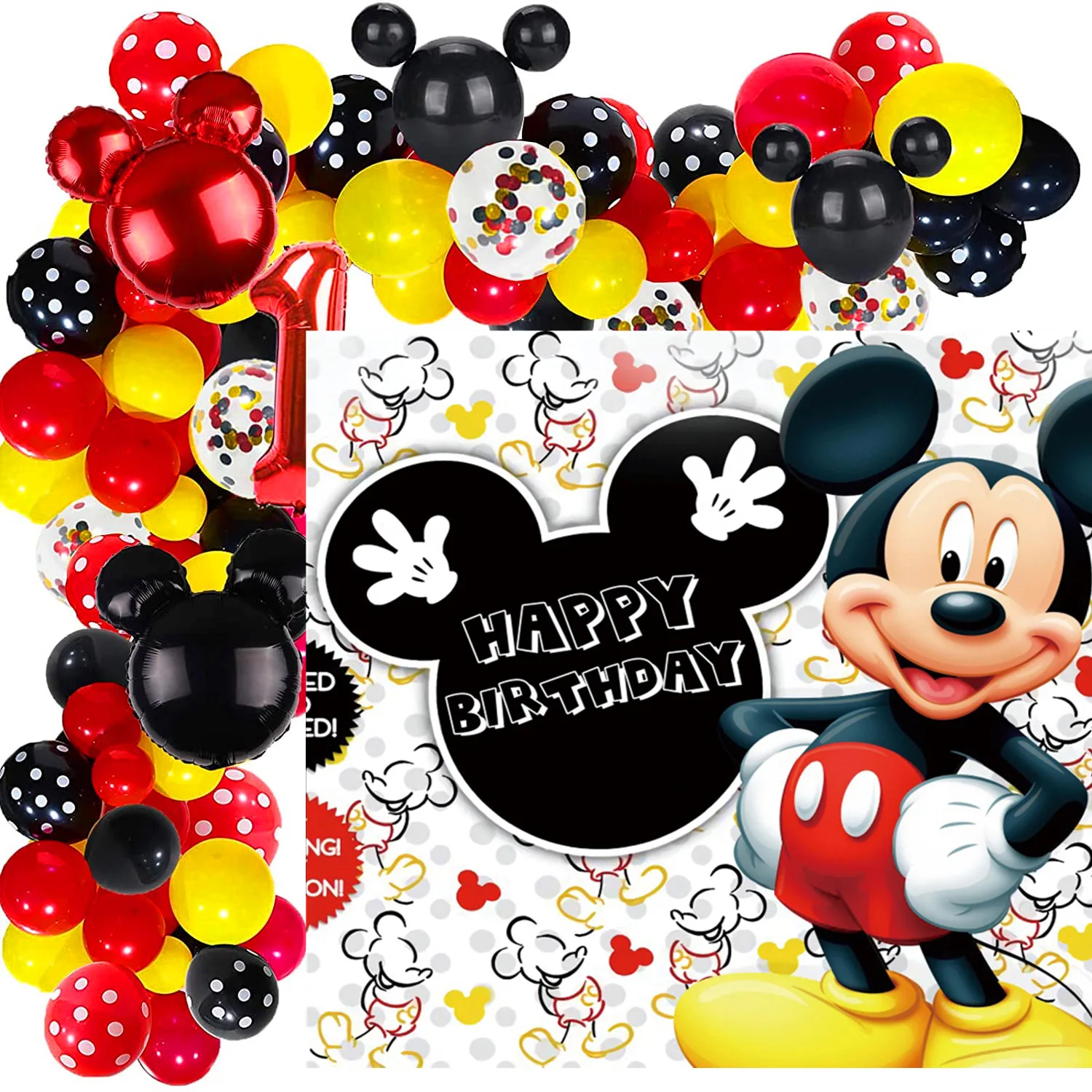 Mickey Birthday Background