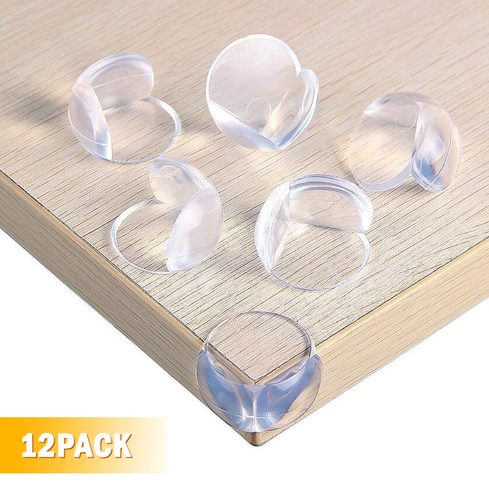 12PCS Corner Protectors Transparent Table Corner Covers Furniture ...