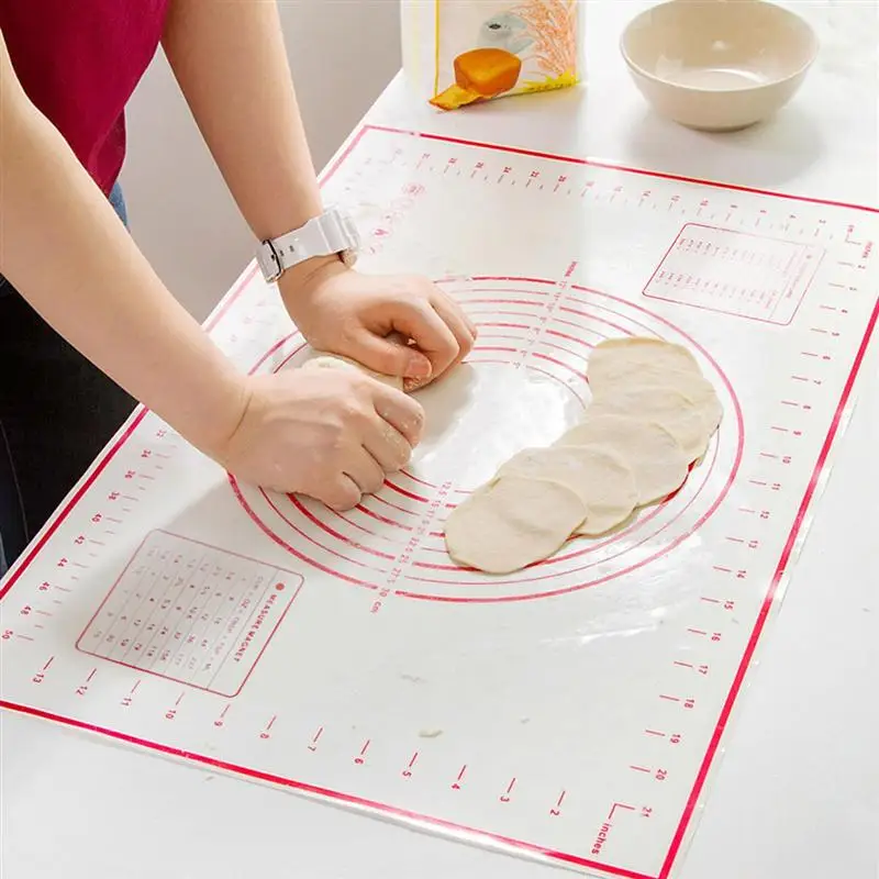 Pastry Mat Extra Large Thick Silicone Baking Mat With Measurements Non ...