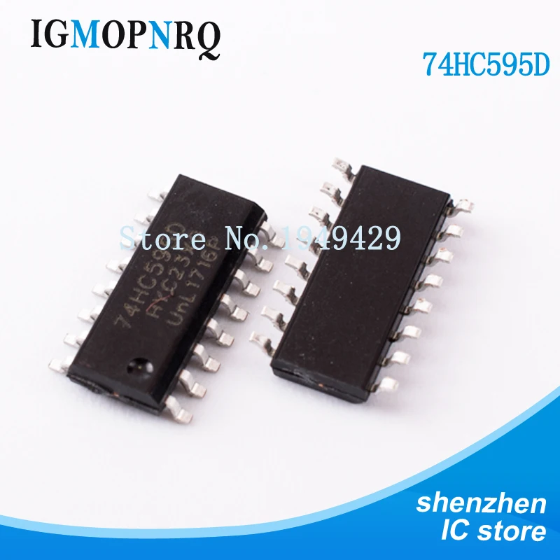 10pcs-74HC595-74HC00-SOP-74HC00D-74HC02D-74HC04D-74HC08D-74HC14D-74HC27D-74HC32D-74HC74D-74HC86D ...