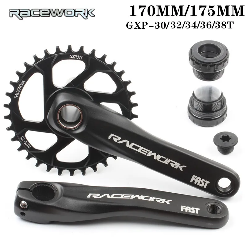 Racework-crankset-170mm-175mm-chainring-bicicleta-32t-34t-36t-38t ...