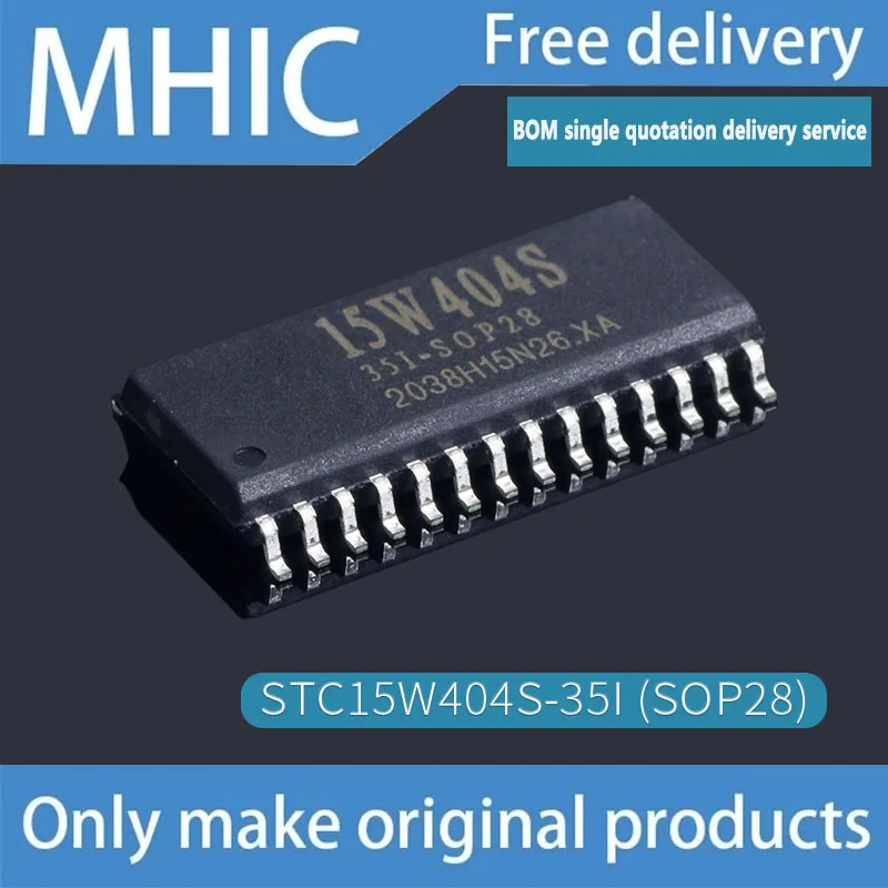【hot】 10pcs/lot Original Stc15w404as-35i-sop28 Stc15w404s-35i-sop28 Stc Microcontroller - Air ...