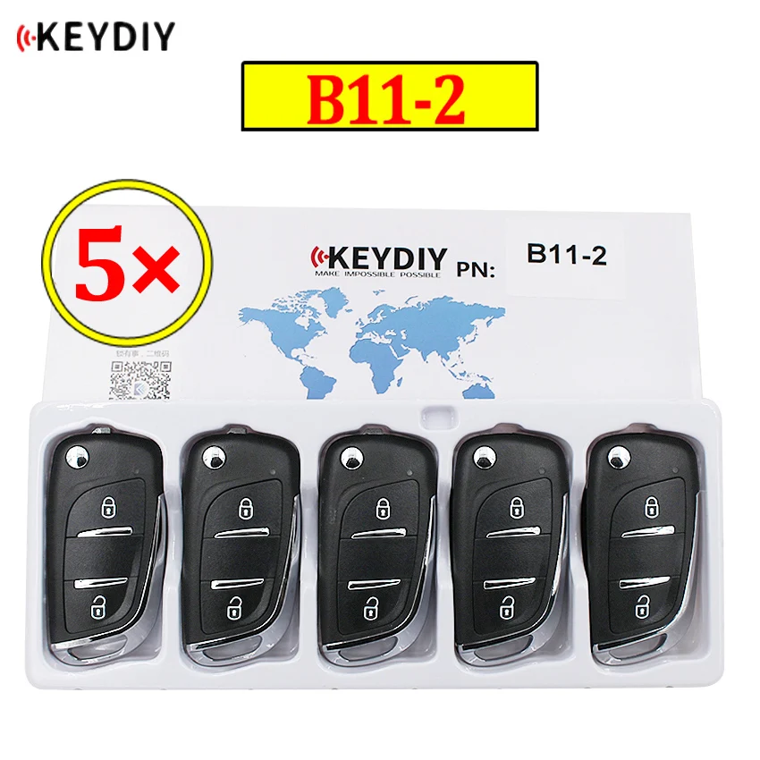 5pcs/lot KEYDIY B series B11 2 2 button universal KD remote control for ...
