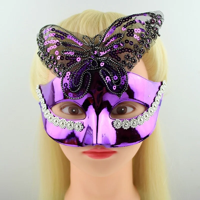 Purple Butterfly Masquerade Mask