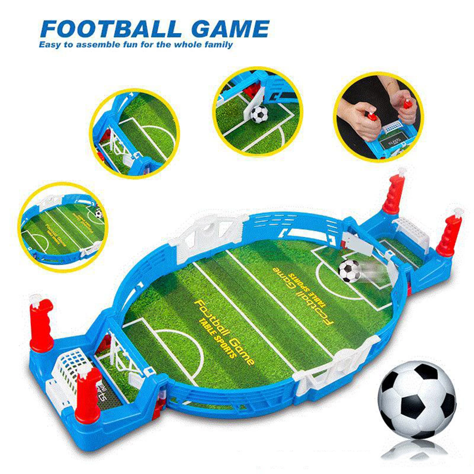 Mini Football Board Match Game Kit Tabletop Soccer Toys For Kids ...