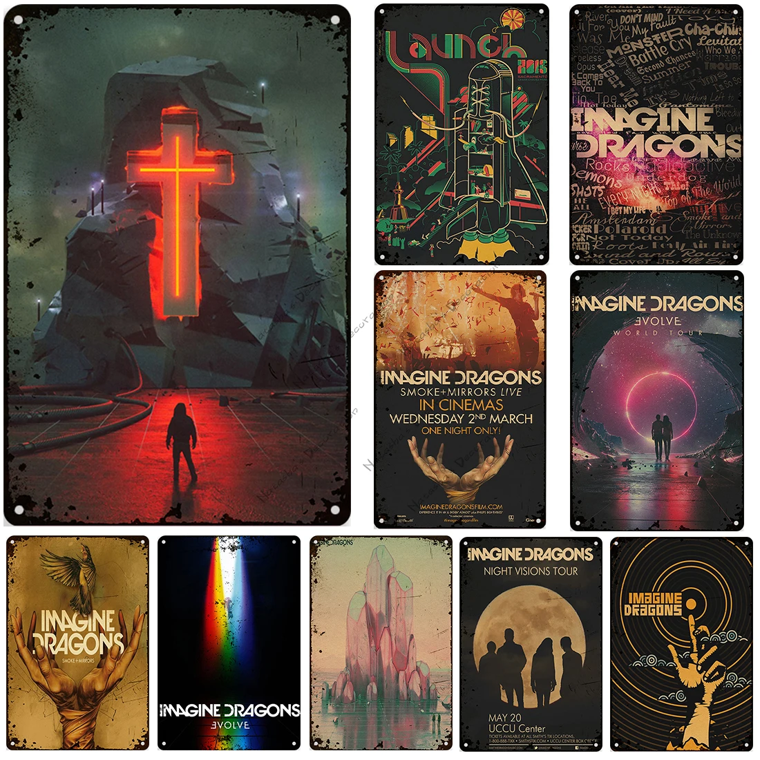 Imagine Dragons Radioactive Poster