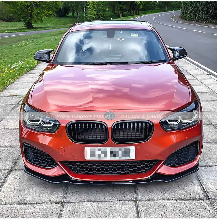 car styling For BMW M125i M140i M135i LCI Real Carbon Fibre front lip ...