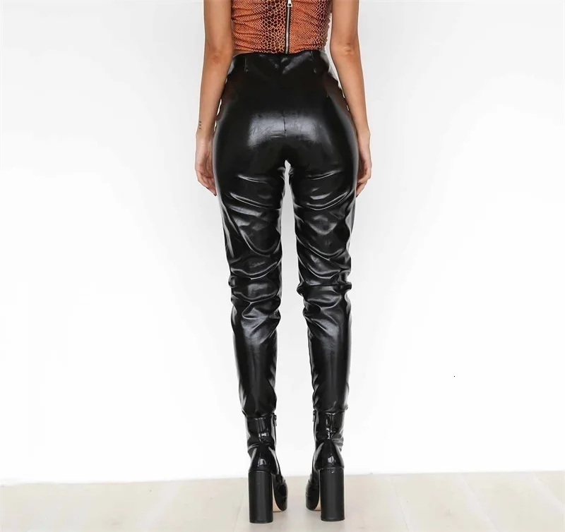 Tobinoone осенние штаны из искусственной кожи с двойной молнией ...