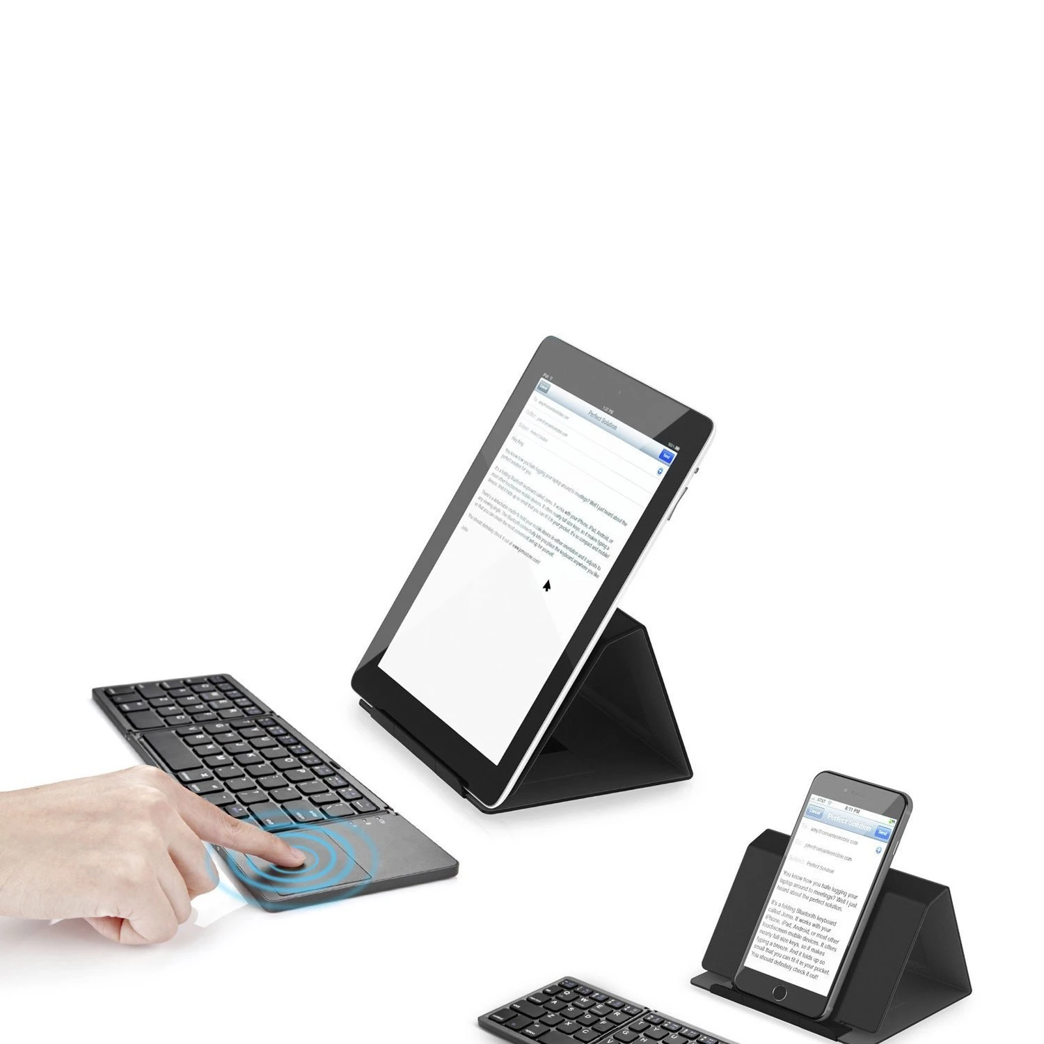 Jelly Comb Foldable Rechargeable Bluetooth Keyboard - Shop The Veganary