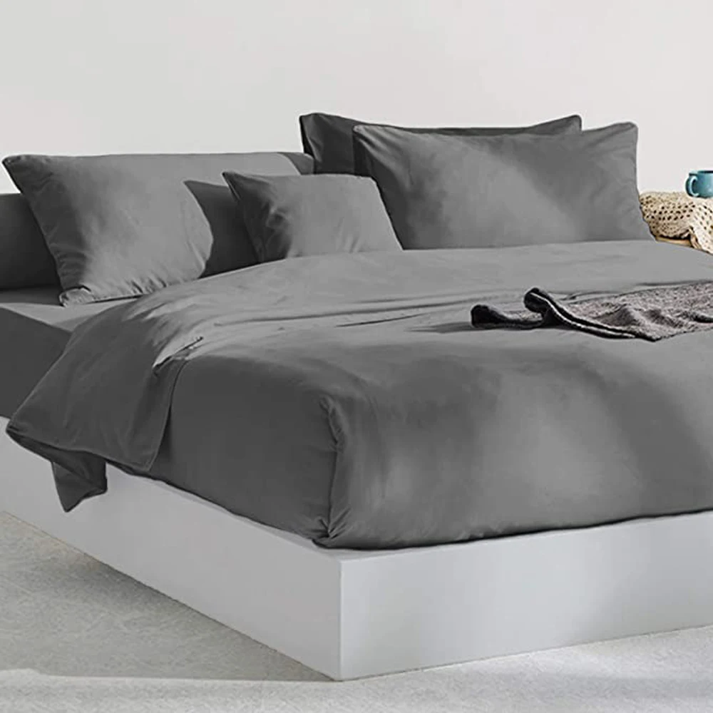 New-Soft-Fitted-Sheet-With-Elastic-Band-Microfiber-Wrinkle-Fade-Stain ...