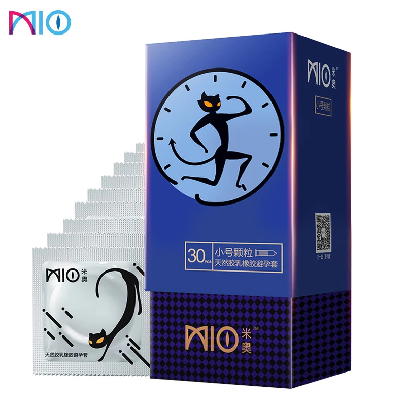 MIO-Kondome-Kleine-Gr-e-f-r-M-nner-49mm-Spike-Gepunktete-Gro-e-Partikel ...