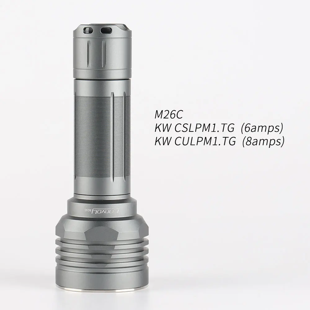 M26C with KW CSLPM1.TG KW CULPM1.TG 6500K white tint,4modes or 12 groups