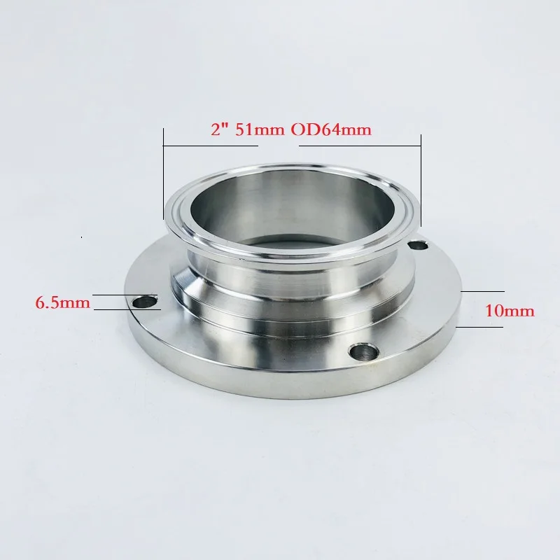 2"(51mm) OD64mm Tri-clamp Flange Stainless Steel 304 - AliExpress 13