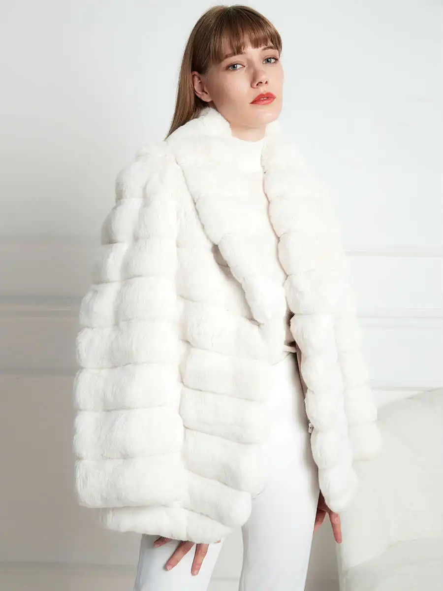 White Chinchilla Coat