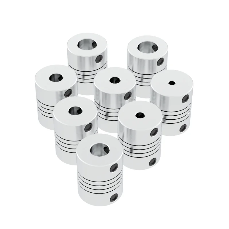 Flexible Shaft Coupling Joint Stepper Motor Coupler Connector 10mm To ...