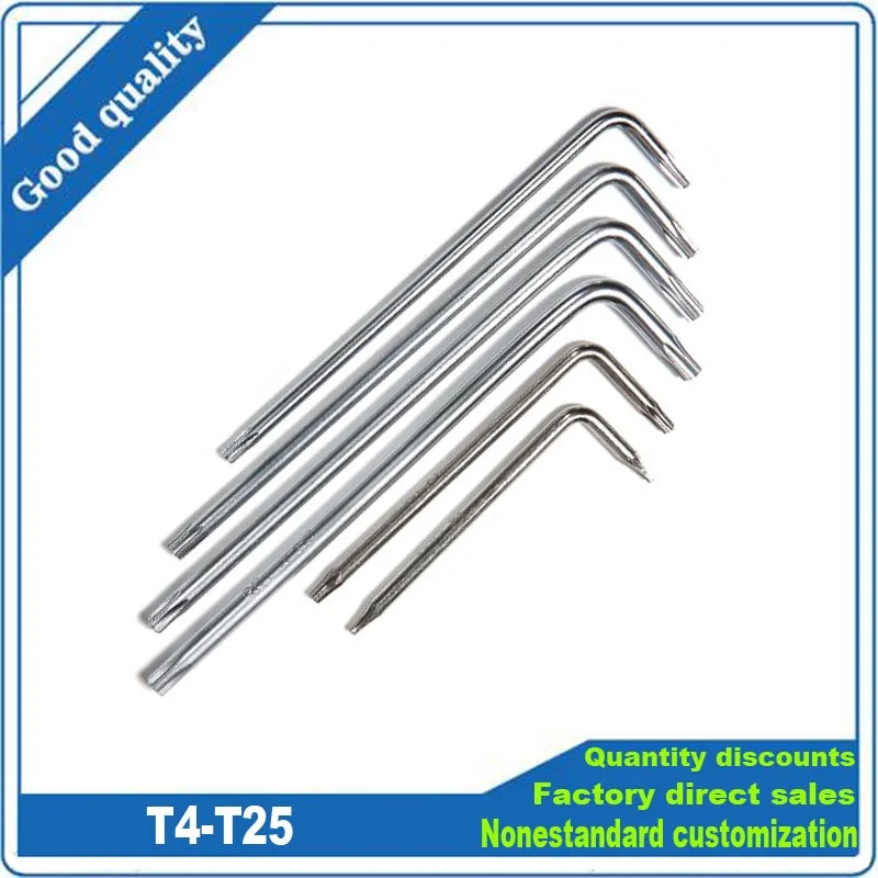 5ps-T4-T5-T6-T7-T8-T9-T10-T15-T20-T25-Steel-Screwdriver-Screw-Driver ...