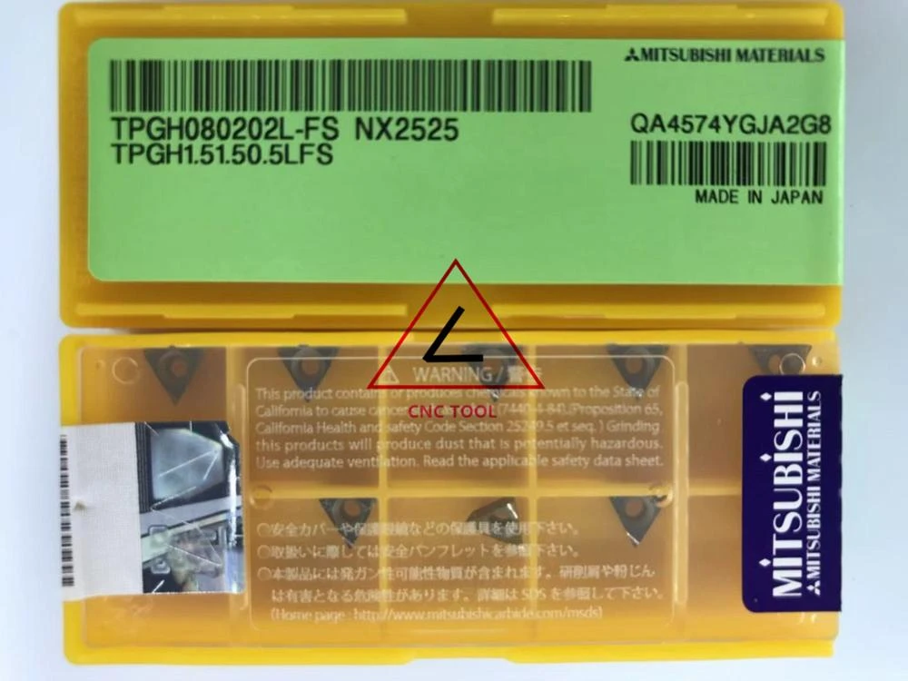 TPGH 080202 L FS NX2525 10pcs original Mitsubishi turning insert ...