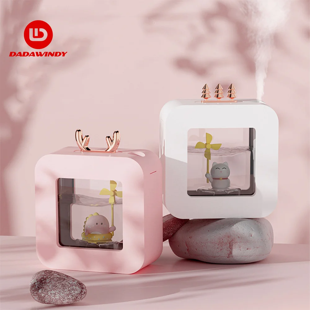 Portable Air Humidifier 450ml Cute Wireless Rechargeable Usb Essential ...