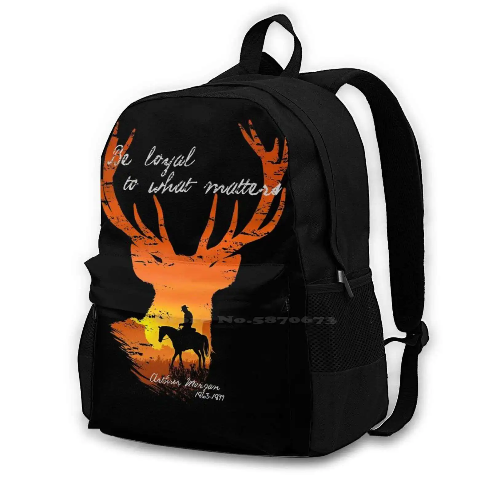 Red Dead Redemption 2 Bag | Backpack Arthur Morgan | Laptop Travel Bags ...